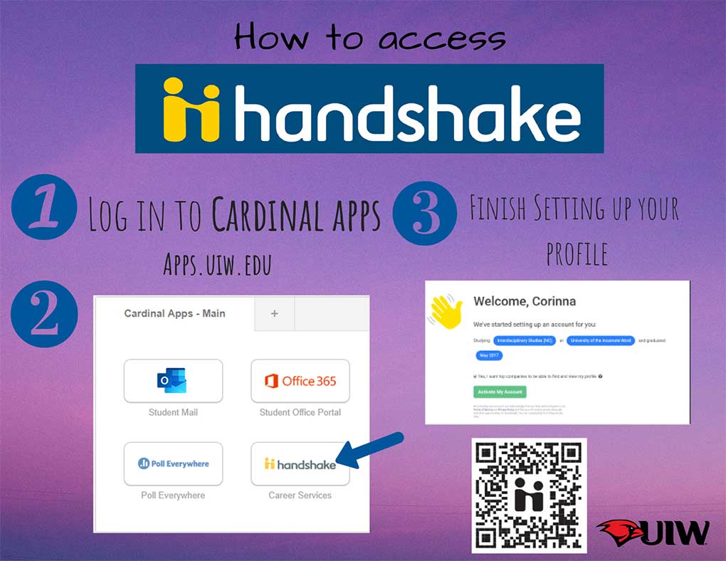 Handshake | Career Services | University of the Incarnate Word